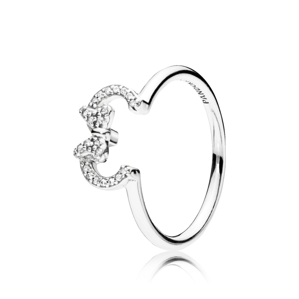 PANDORA Disney prsten Silueta Minnie - Levné stříbro a stříbrné šperky